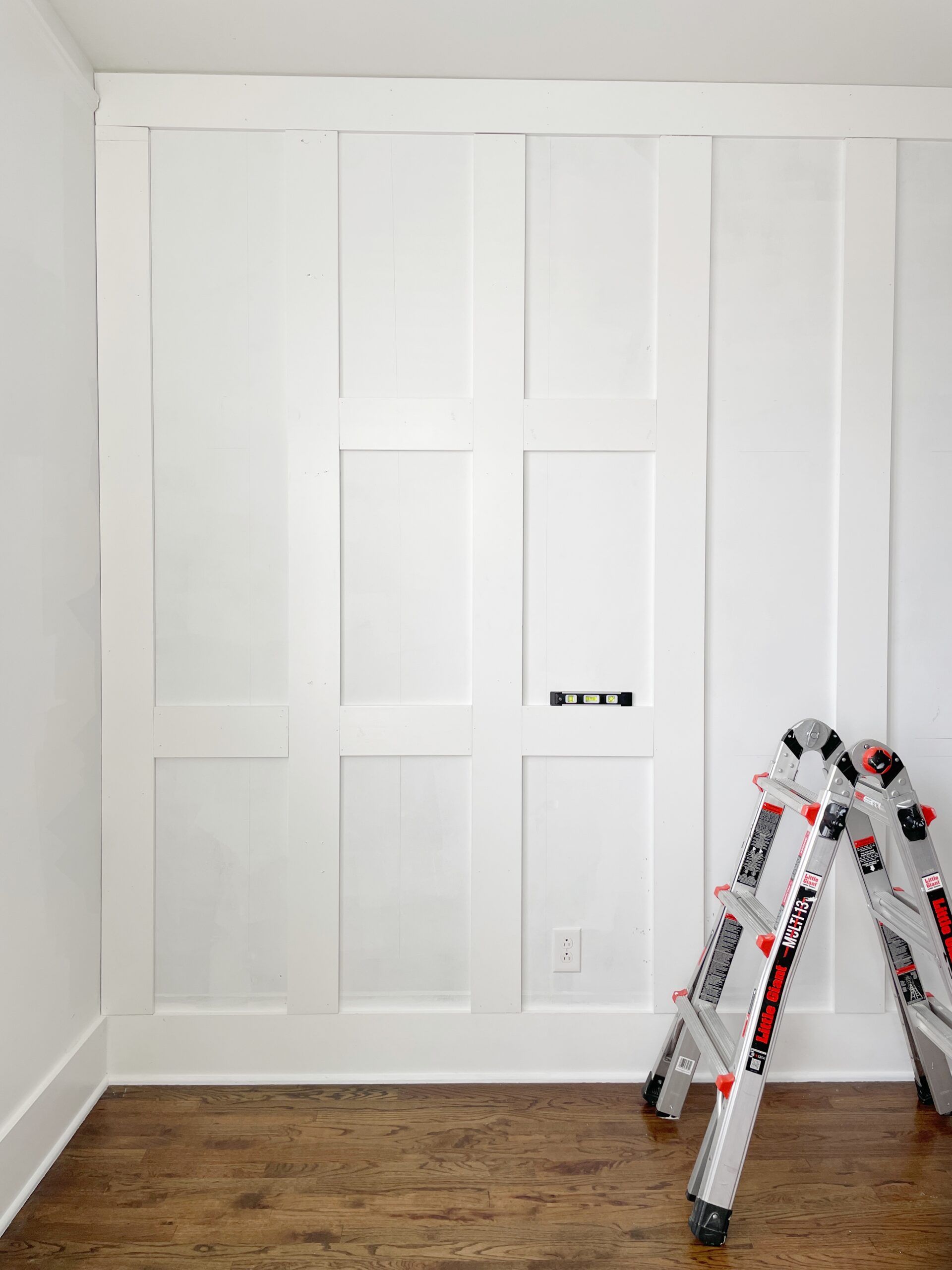 Recessed Wainscoting Panels: DIY Living Room Wall | Our Aesthetic Abode