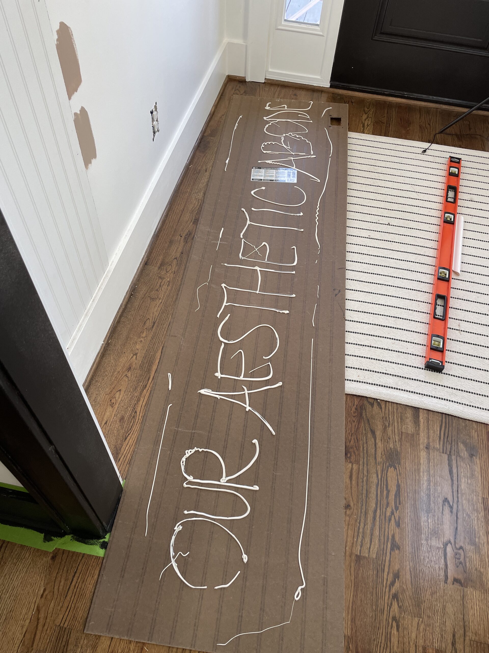 DIY Beadboard Entryway Makeover | Our Aesthetic Abode