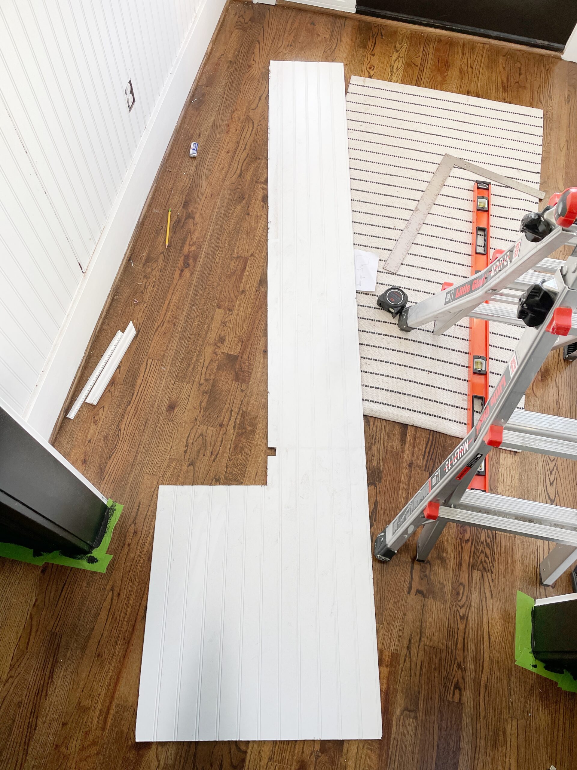 DIY Beadboard Entryway Makeover | Our Aesthetic Abode