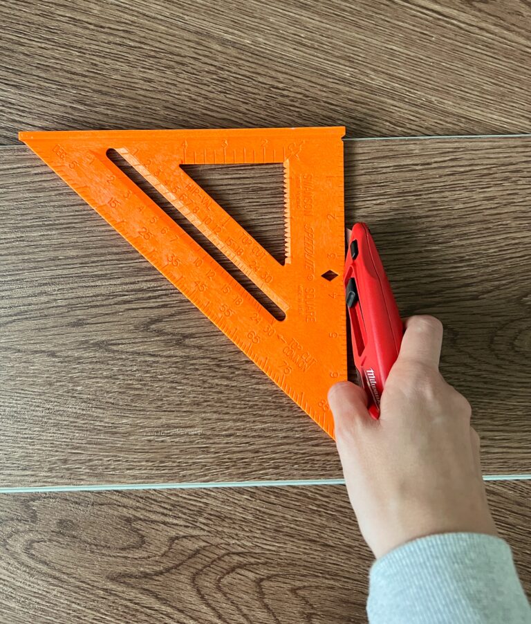 How to Install Vinyl Plank Flooring (Step-by-Step) | Our Aesthetic Abode