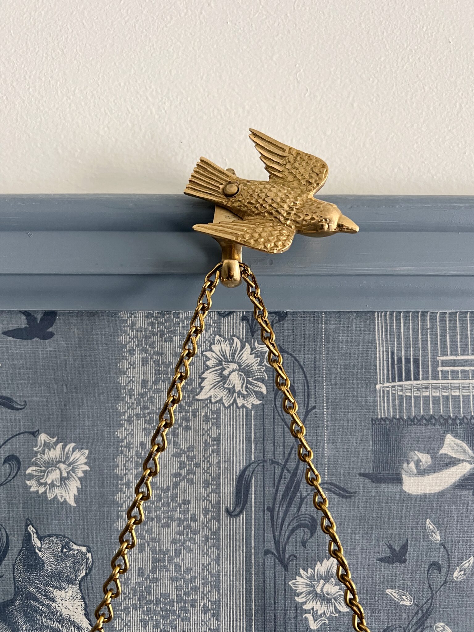 How to Install and Use a Picture Rail Hanging System | Our Aesthetic Abode