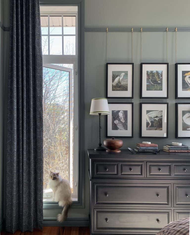 How to Install and Use a Picture Rail Hanging System | Our Aesthetic Abode