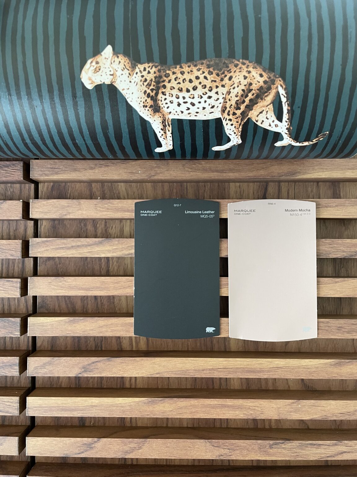 DIY Peel and Stick Wallpaper Powder Room Makeover | Our Aesthetic Abode