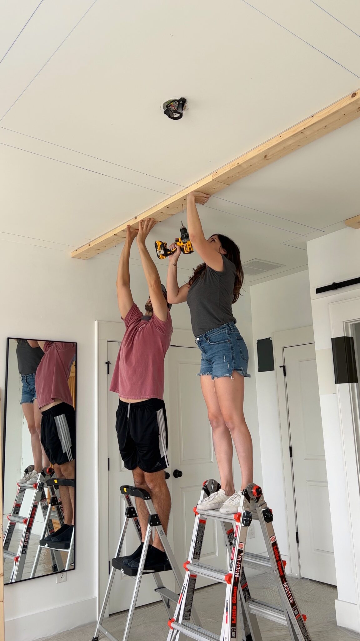 How to Build a DIY Coffered Ceiling (Step-by-Step) | Our Aesthetic Abode