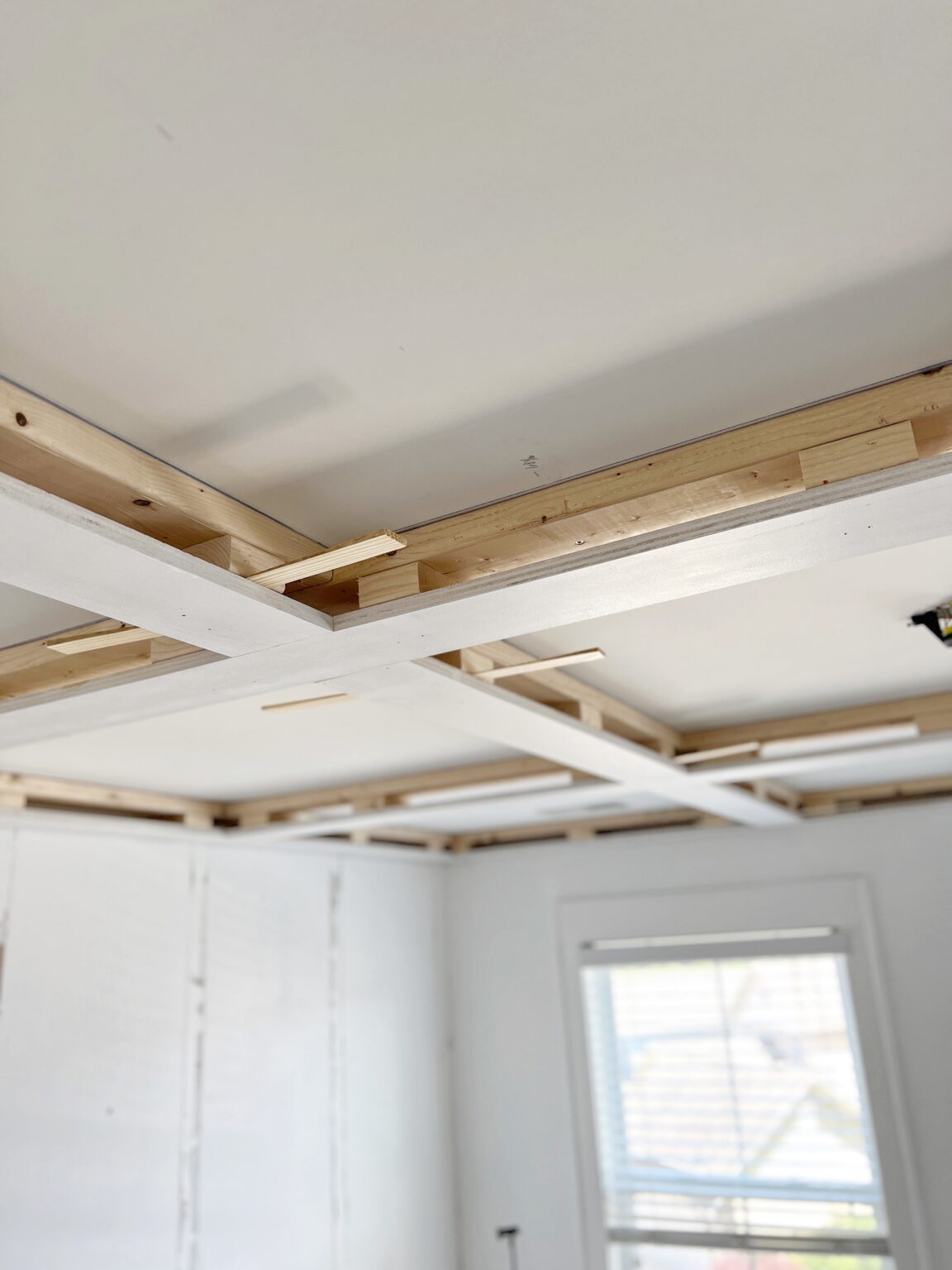 How to Build a DIY Coffered Ceiling (Step-by-Step) | Our Aesthetic Abode