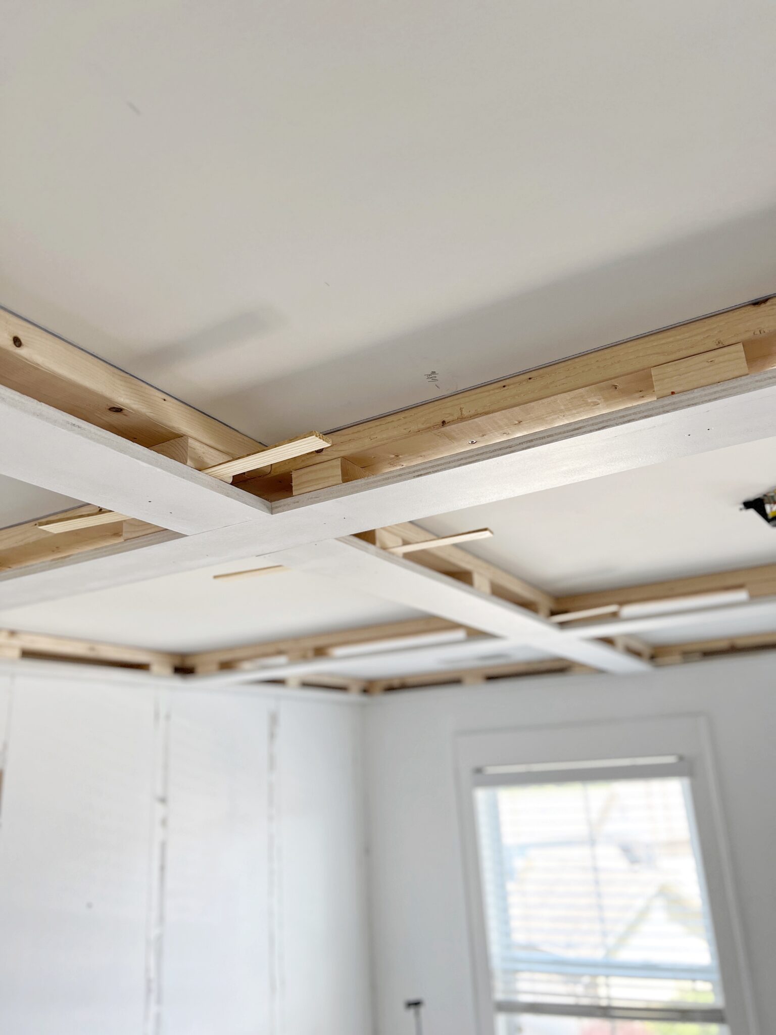 How to Build a DIY Coffered Ceiling (Step-by-Step) | Our Aesthetic Abode
