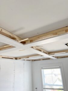 How to Build a DIY Coffered Ceiling (Step-by-Step) | Our Aesthetic Abode
