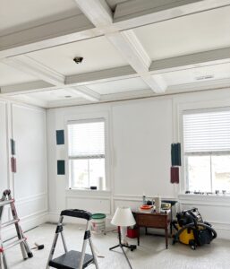 How to Build a DIY Coffered Ceiling (Step-by-Step) | Our Aesthetic Abode