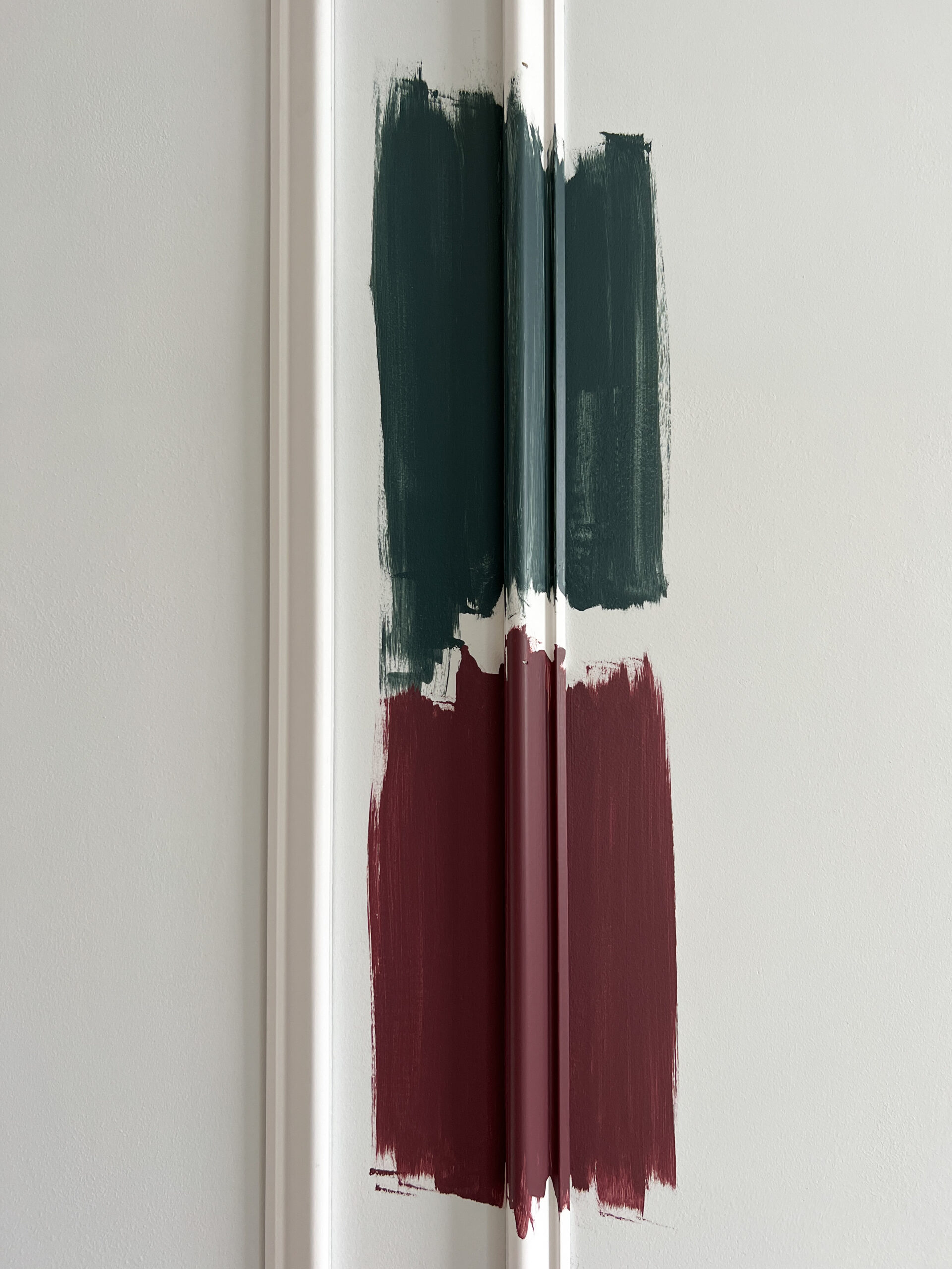 Our Burgundy Modern Vintage Bedroom Before and After | Our Aesthetic Abode