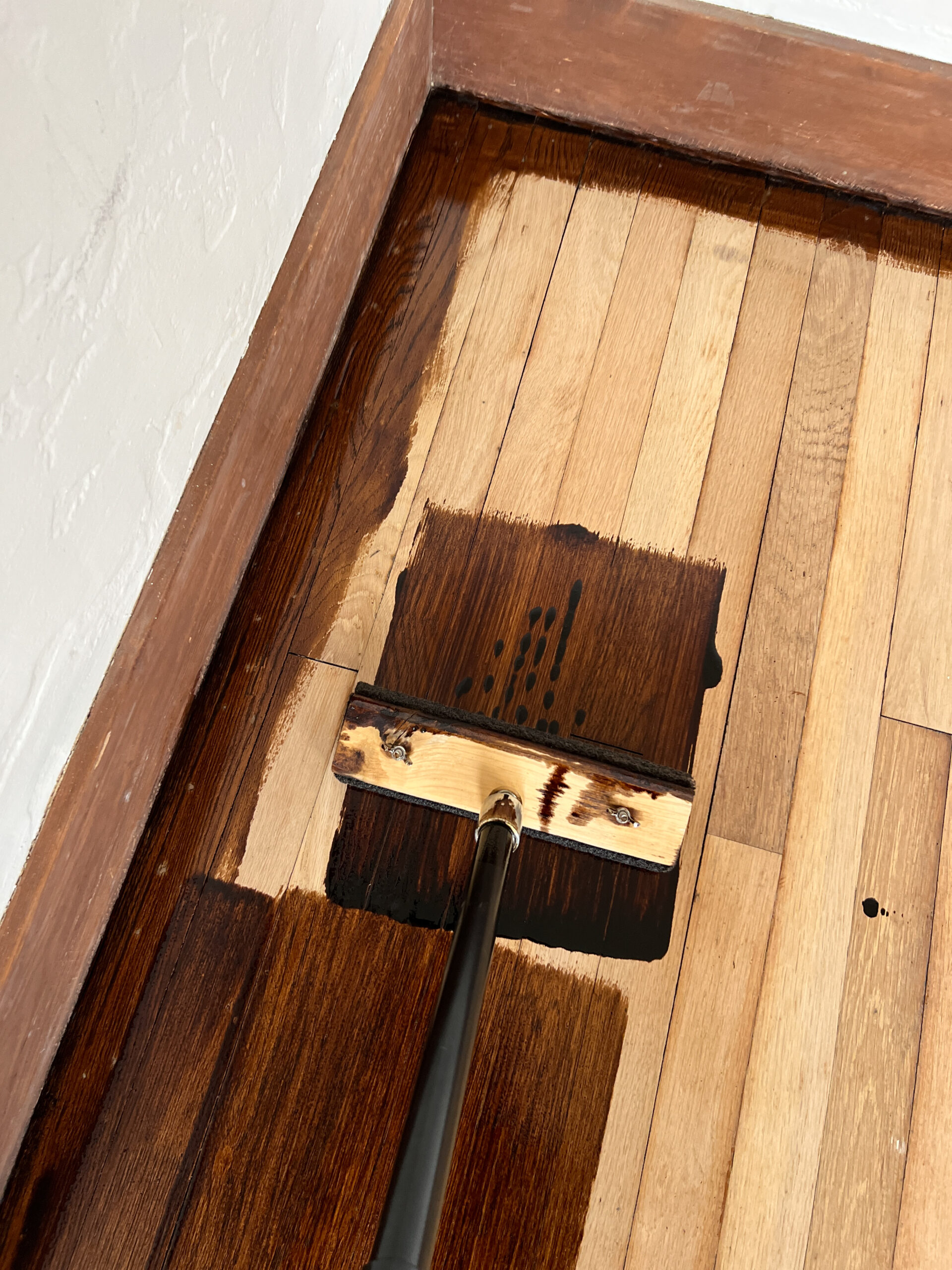 DIY Staining Hardwood Floors: Our Honest Experience | Our Aesthetic Abode