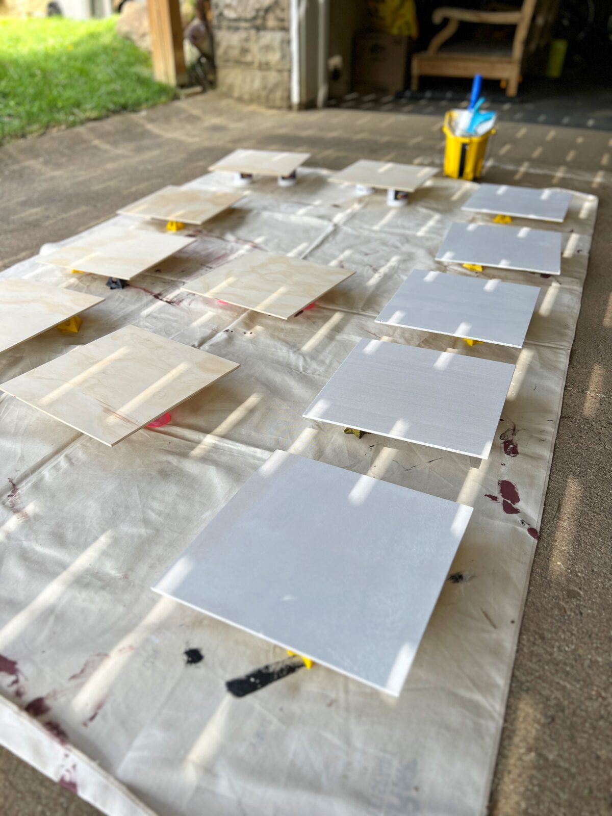 How to Make a Giant Outdoor DIY Memory Card Game | Our Aesthetic Abode