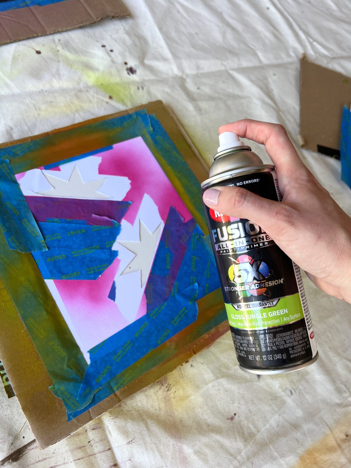 How to Make a Giant Outdoor DIY Memory Card Game | Our Aesthetic Abode