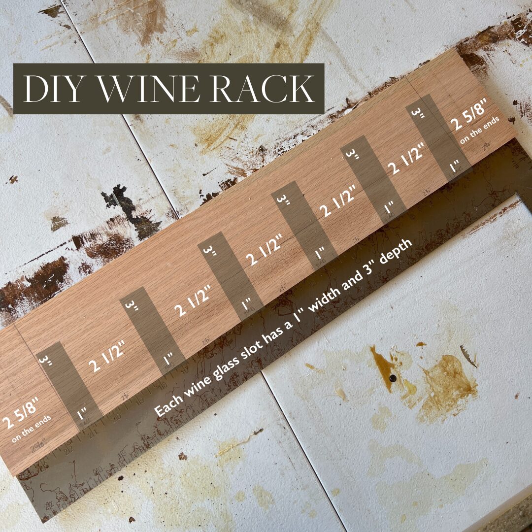 Easy Wood and Brass DIY Wall Wine Rack (Step-by-Step) | Our Aesthetic Abode