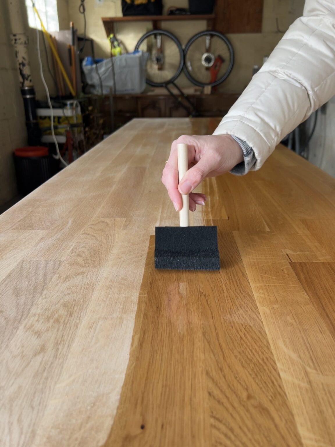 How to Stain Butcher Block Countertops (Step-by-Step) | Our Aesthetic Abode