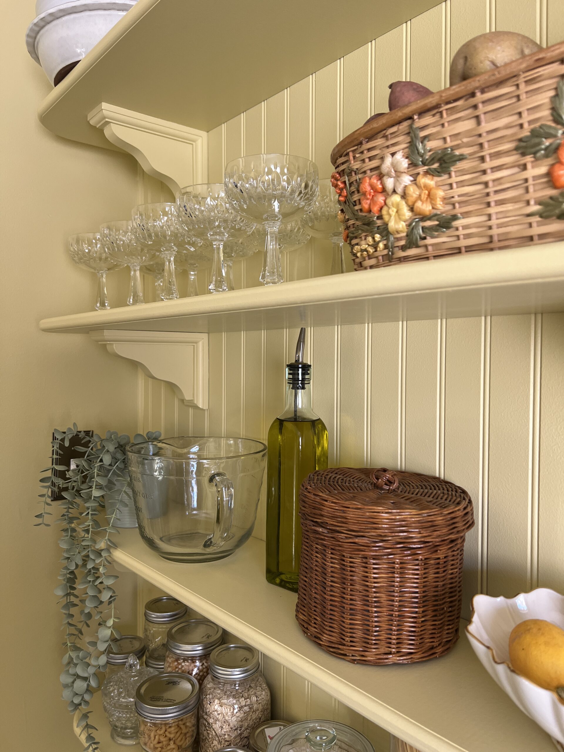 How to Make Easy DIY Wood Pantry Shelves with Corbels | Our Aesthetic Abode