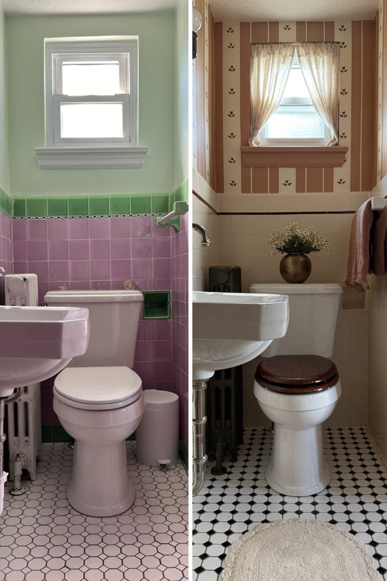 Bathroom Makeover Part 2: How to Paint Shower Tile | Our Aesthetic Abode