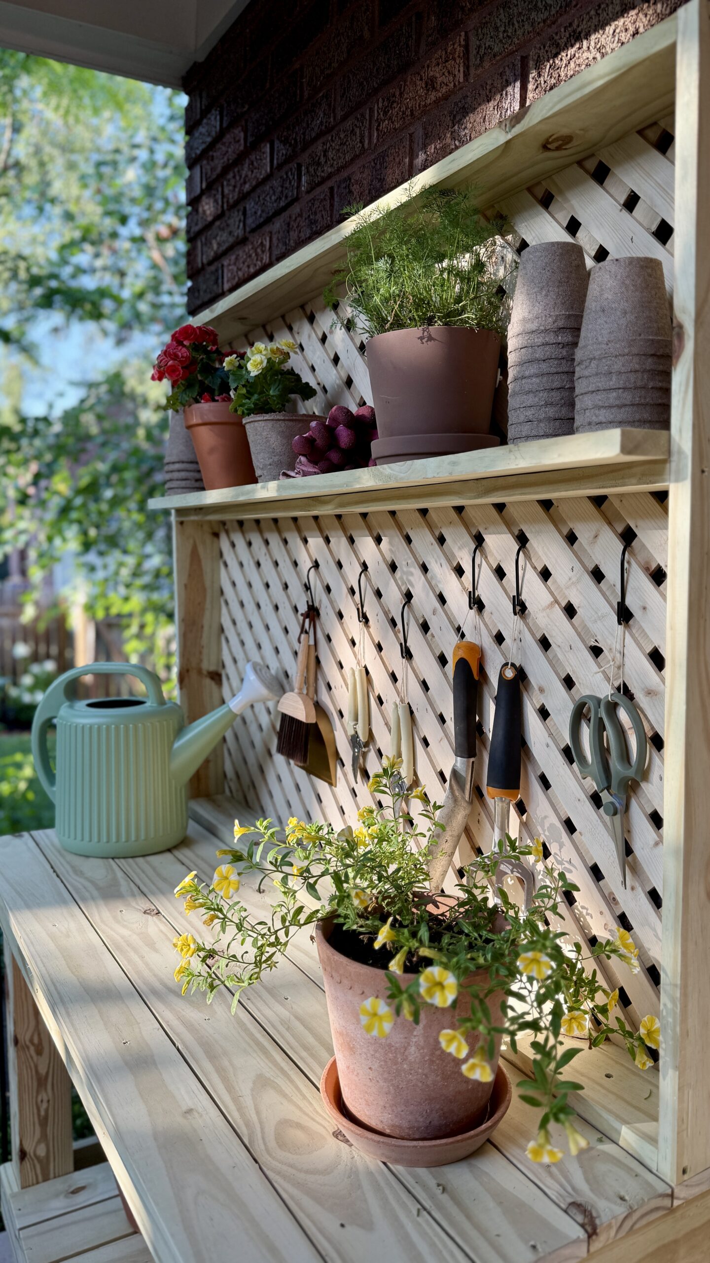 Simple DIY Gardening Table (Step-by-Step Plans) | Our Aesthetic Abode