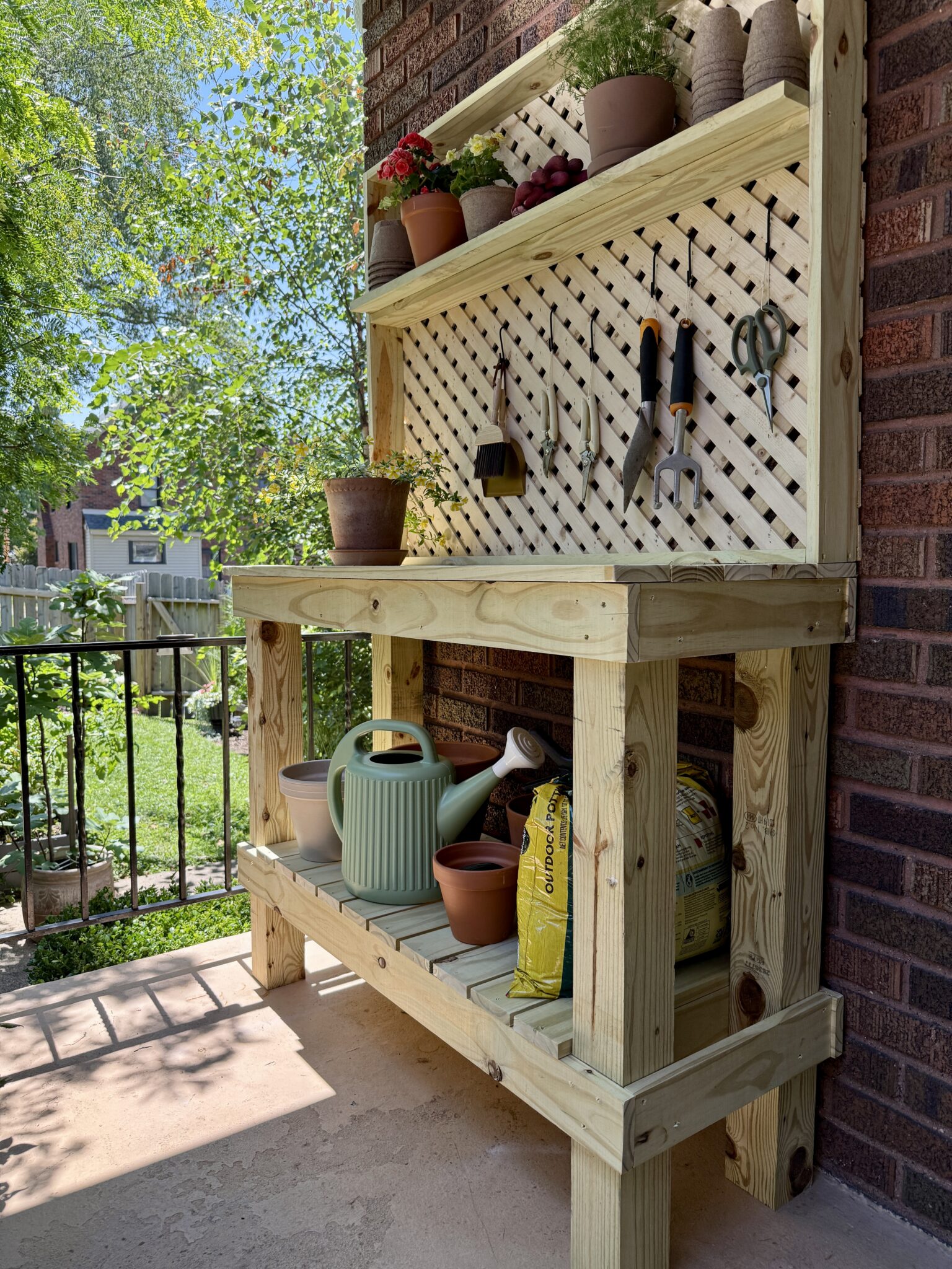 Simple DIY Gardening Table (Step-by-Step Plans) | Our Aesthetic Abode