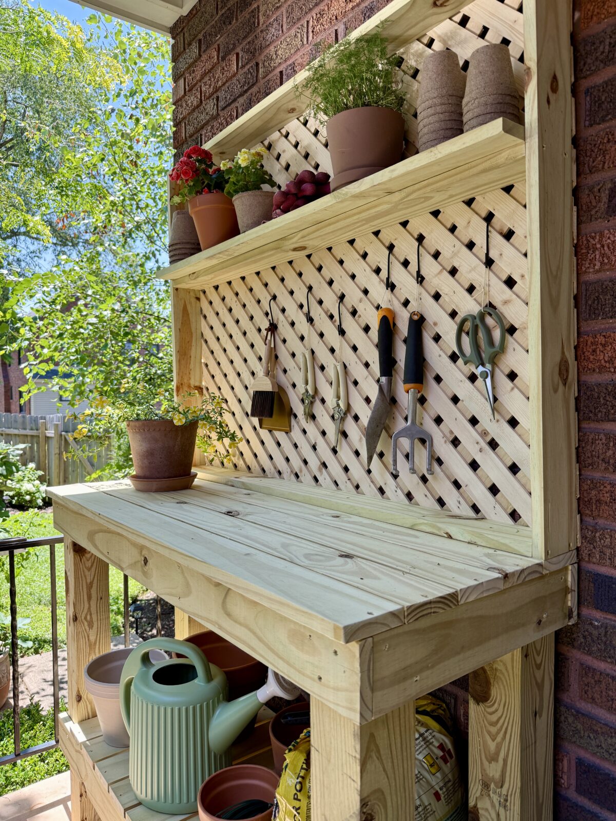 Simple DIY Gardening Table (Step-by-Step Plans) | Our Aesthetic Abode